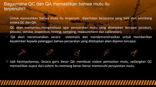 Perbedaan QA & QC | PPTX