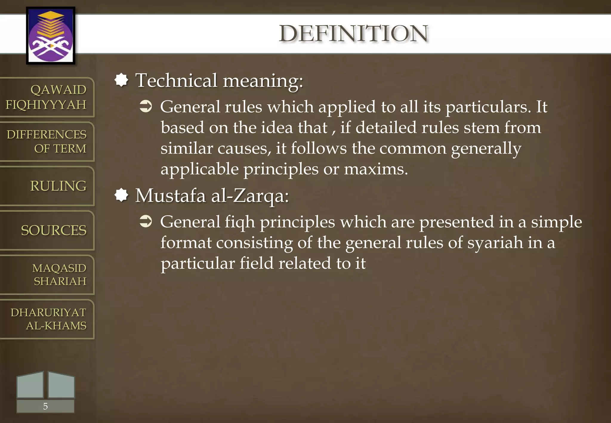Qawaid Fiqhiyyah | PPTX