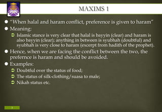 Qawaid Furu'iyyah | PPTX