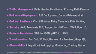 A Hitchhiker's Guide to Cloud-Native API Gateways | PPT