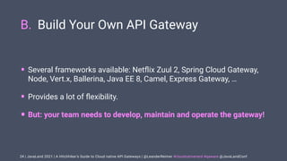 A Hitchhiker's Guide to Cloud-Native API Gateways | PPT