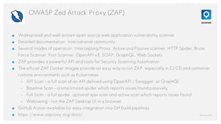 Kontinuierliche Sicherheitstests für APIs mit Testkube und OWASP ZAP | PPT