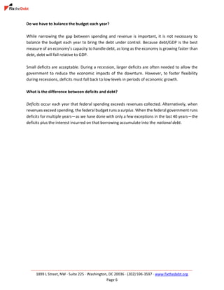 Q&A: Everything You Need to know About the National Debt | PDF