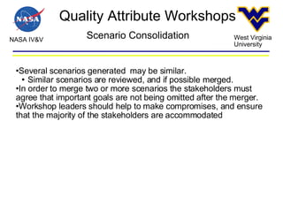 Quality Attributes Workshop | PPT