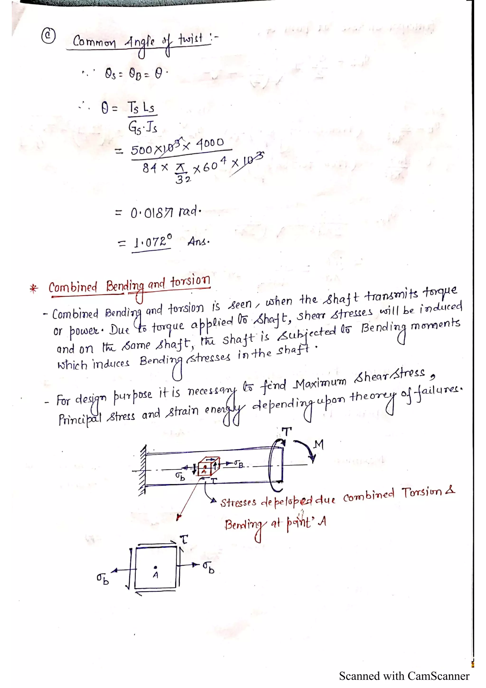 Torsion in composite shafts | PDF
