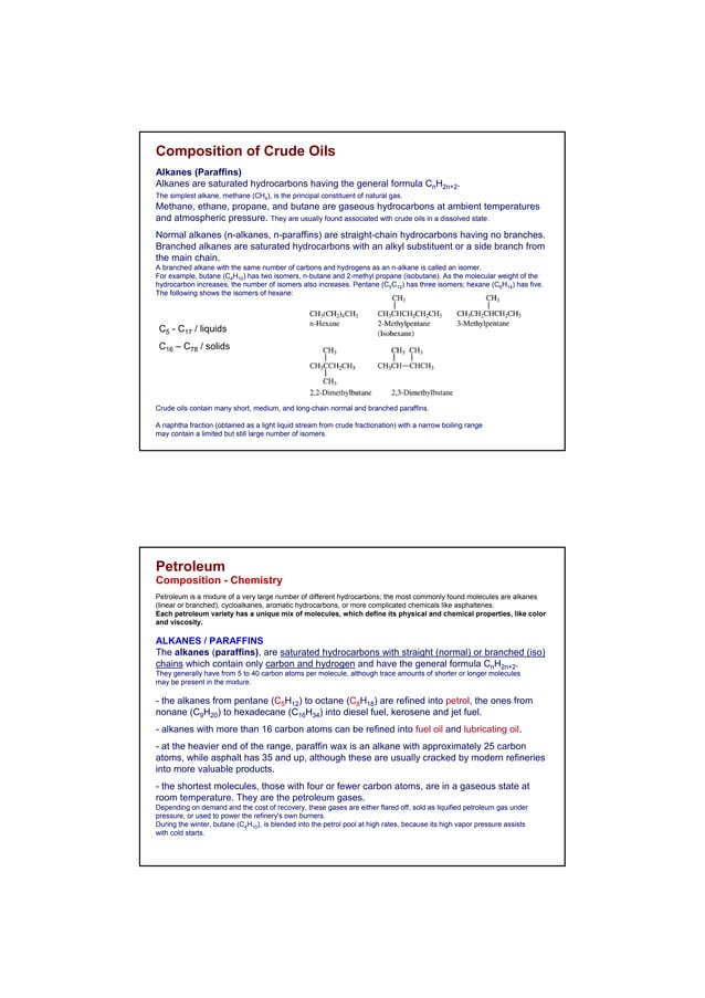 crude_oil_composition | PDF | Chemistry | Science