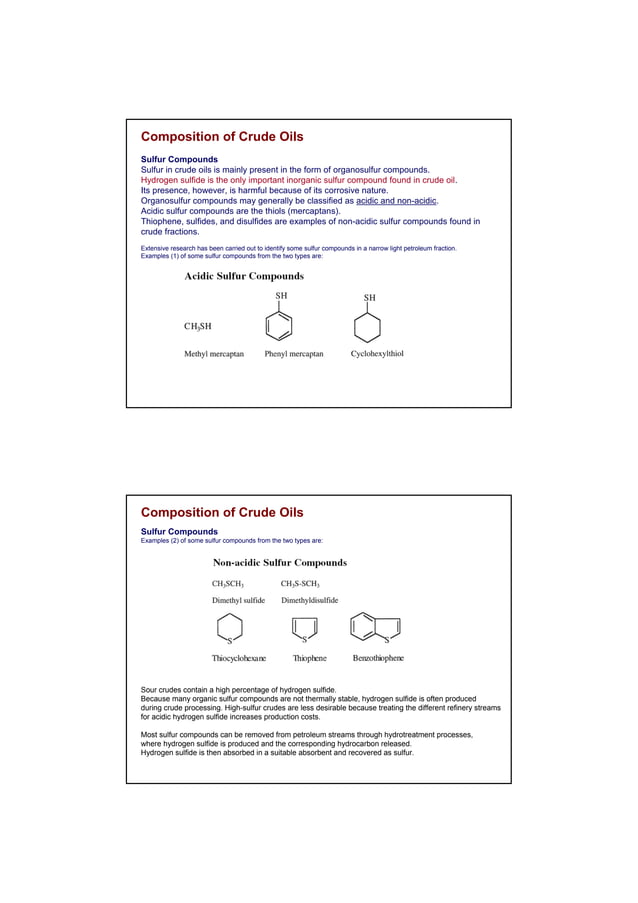 crude_oil_composition | PDF | Chemistry | Science