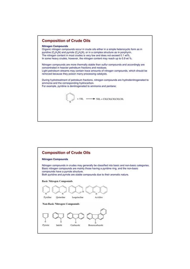 crude_oil_composition | PDF | Chemistry | Science
