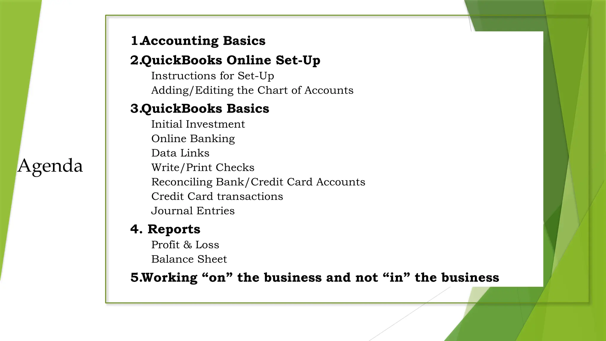 Quickbooks presentation powerpoint student | PPT