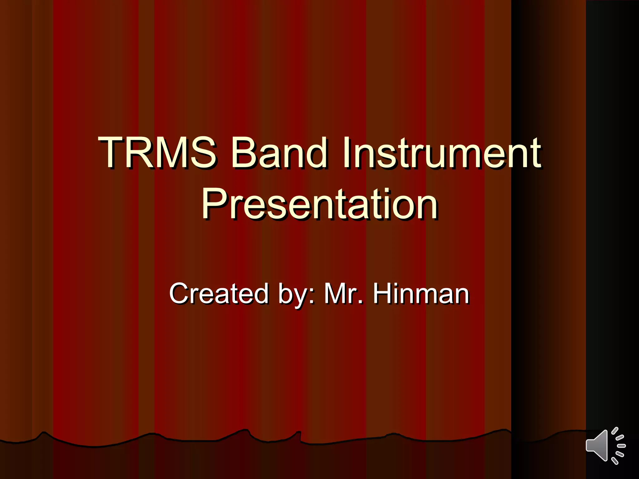 Band Instrument Presentation | PPT