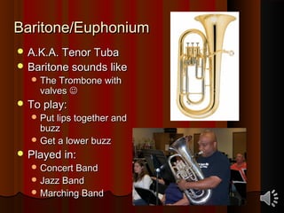 Band Instrument Presentation | PPT