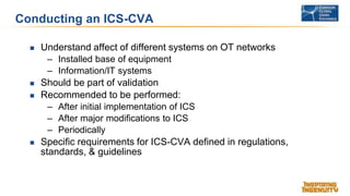Using Cyber-Vulnerability Assessment (CVA) to Optimize Control System ...