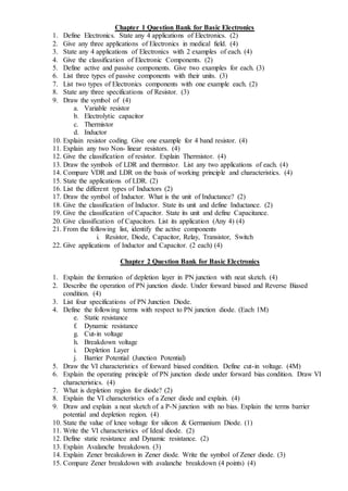 Q bank chap3,4,5,6 | PDF