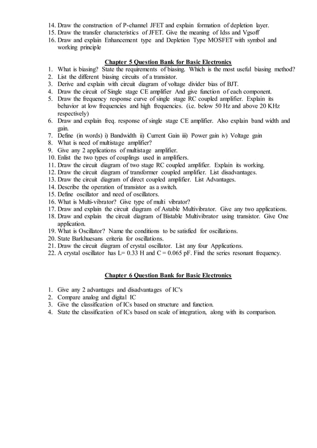 Q bank chap3,4,5,6 | PDF