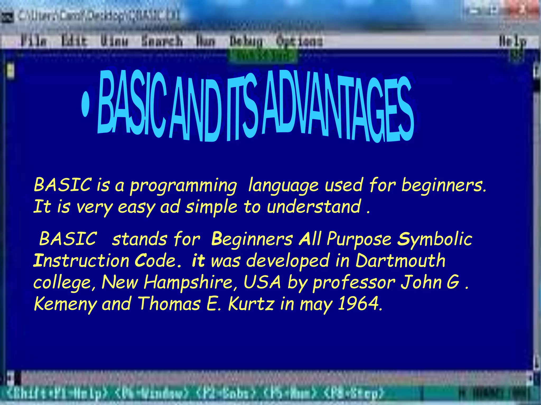 Qbasic | PPTX