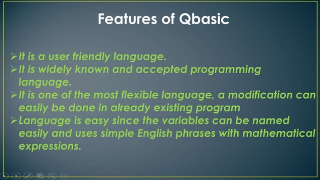 Qbasic | PPTX | Programming Languages | Computing