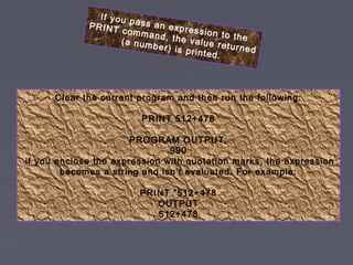 Qbasic introduction | PPT