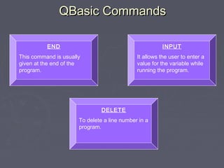 Qbasic introduction | PPT | Programming Languages | Computing