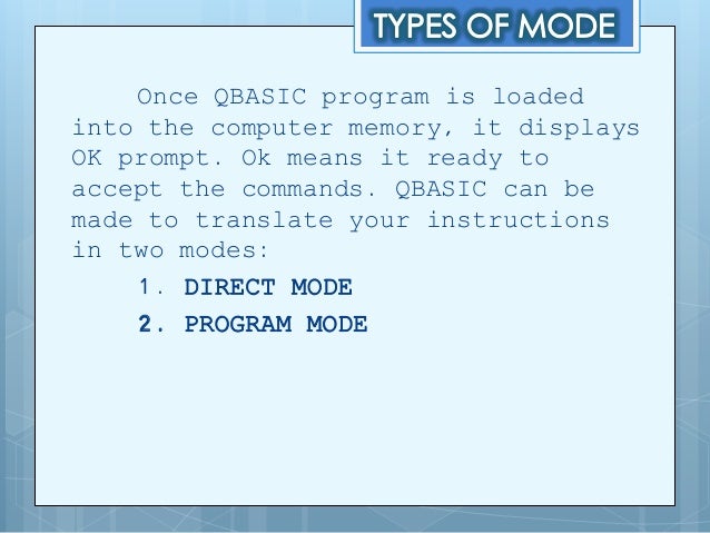 Qbasic Tutorial