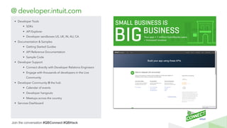 QuickBooks Connect 2015: Hackathon Kickoff | PDF