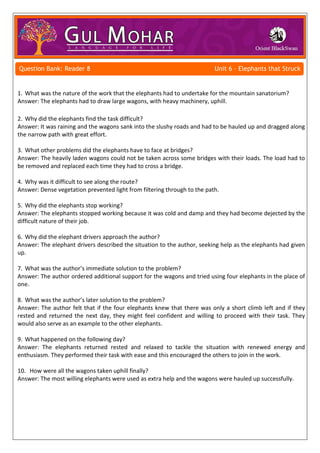 Qb class8 unit6 | PDF