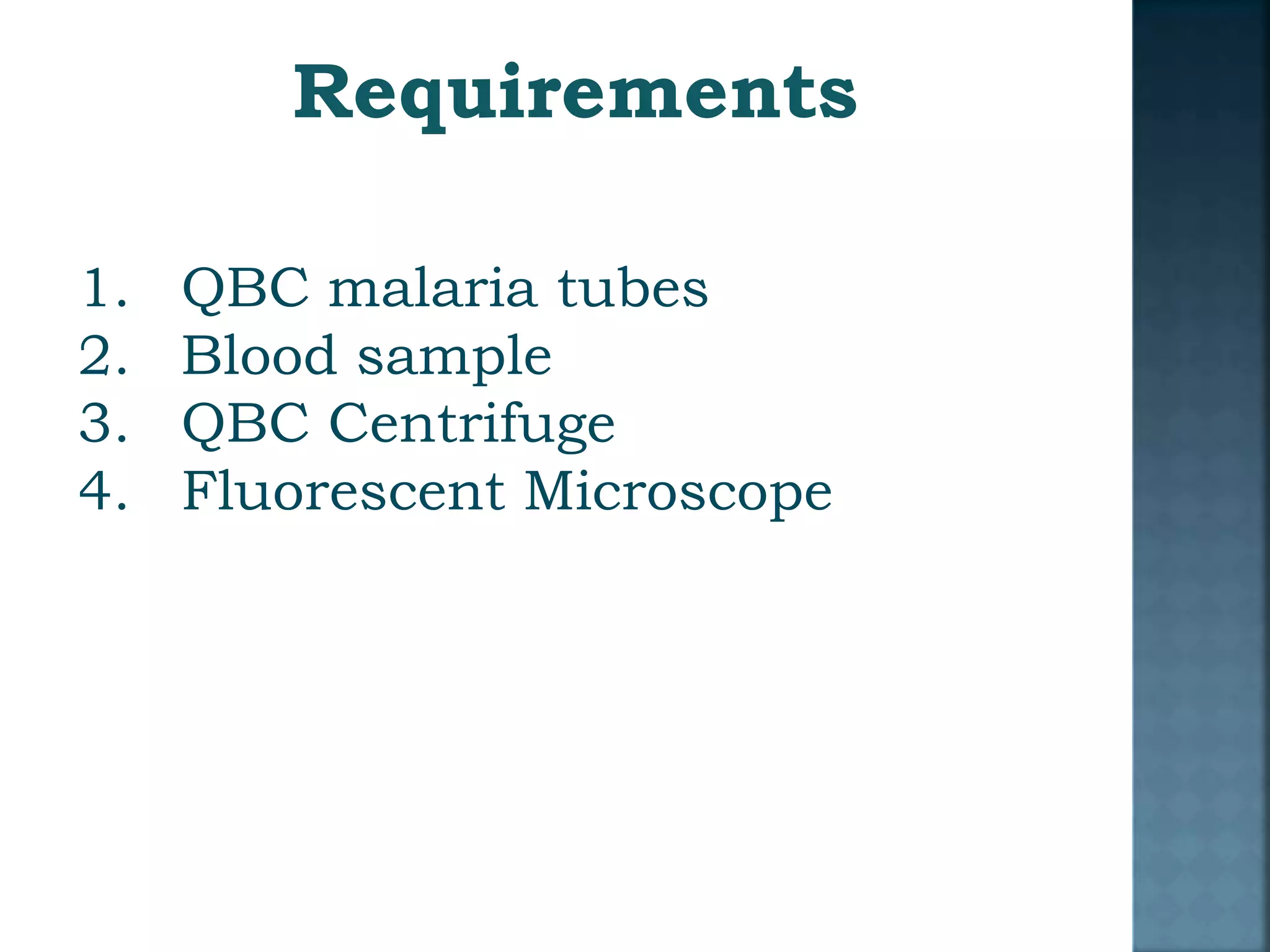 Qbc test | PPTX | Infectious Diseases | Diseases and Conditions