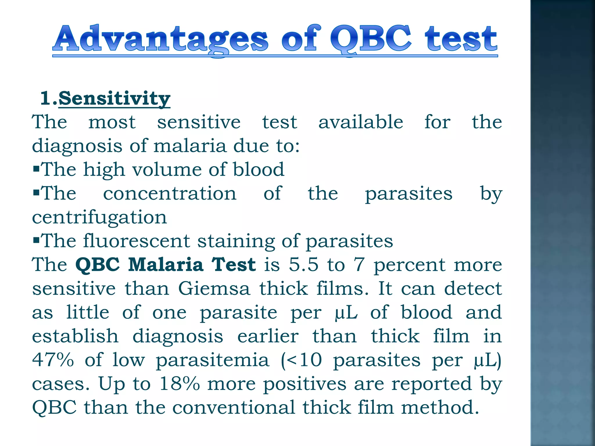 Qbc test | PPTX