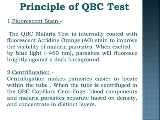 Qbc test | PPTX | Infectious Diseases | Diseases and Conditions