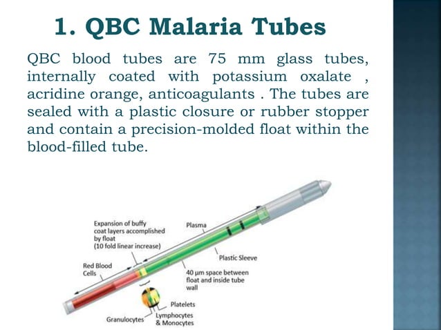 Qbc test | PPTX | Infectious Diseases | Diseases and Conditions