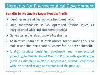 Quality by Design ( QbD ) | PPTX