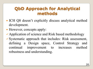 Pharmaceutical Quality by Design (QbD) | PDF
