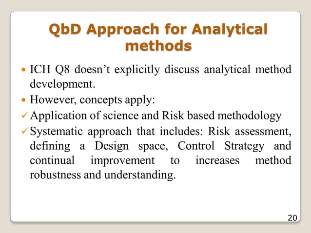 Pharmaceutical Quality by Design (QbD) | PDF