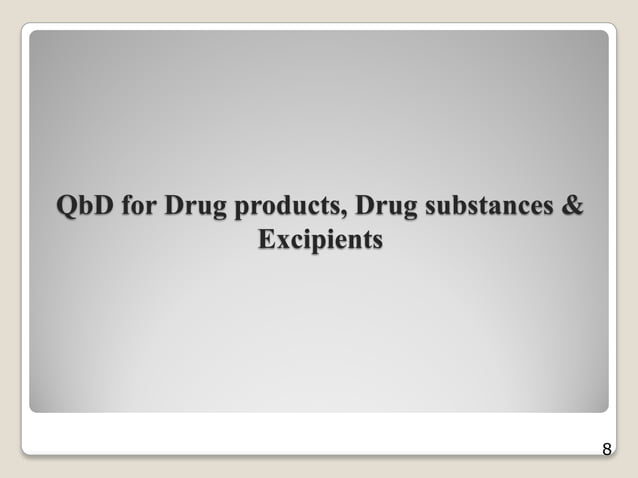 Pharmaceutical Quality by Design (QbD) | PDF