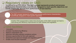 Regulatory and industrial view on Quality by design ..CADD ...