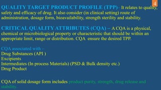 QBD quality by Design ppt as per ICH Q8 ! | PPTX