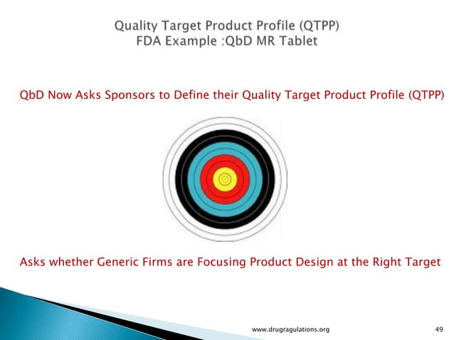 Quality by Design : Quality Target Product Profile & Critical Quality ...