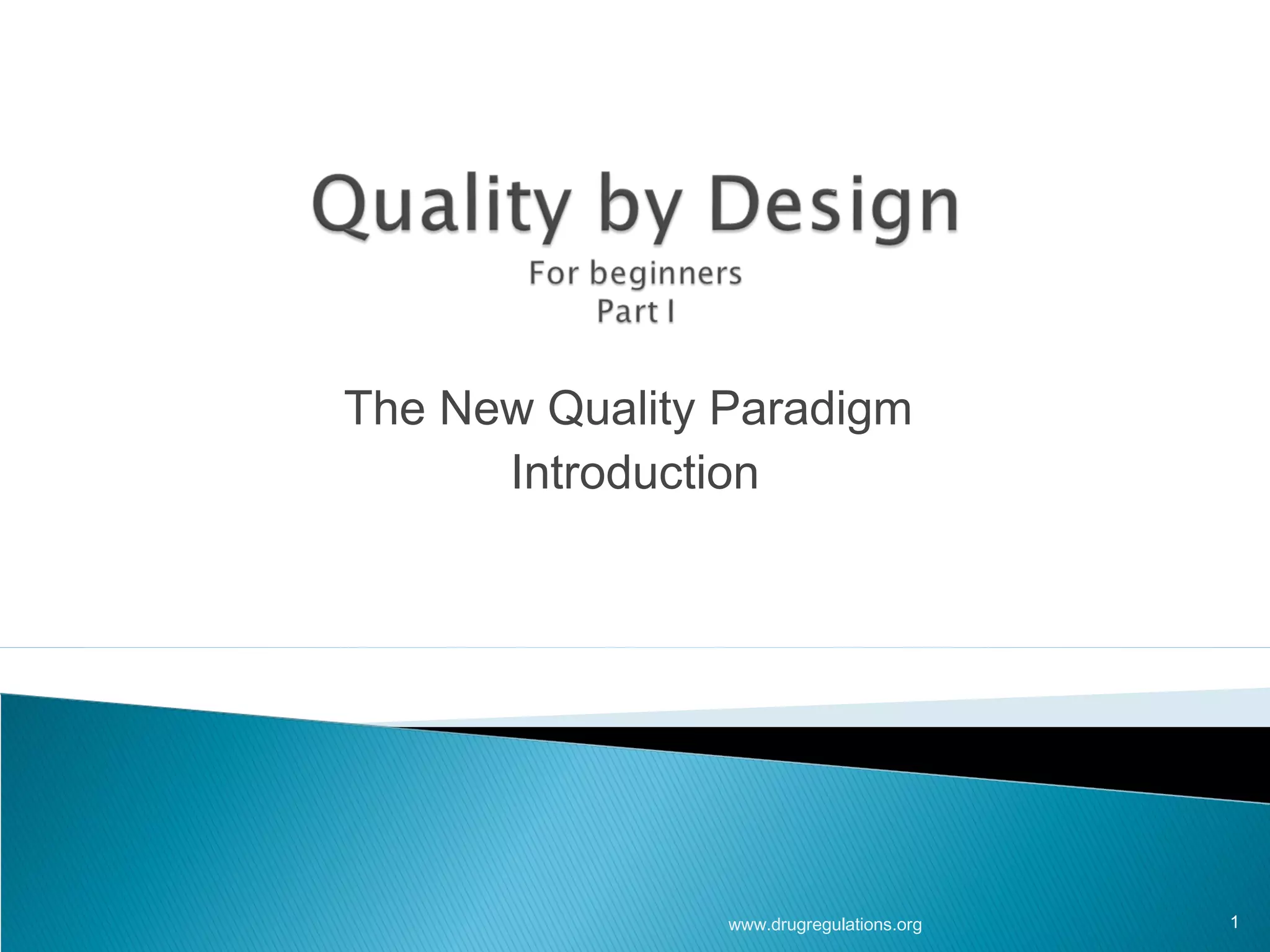 Quality by Design | PPTX
