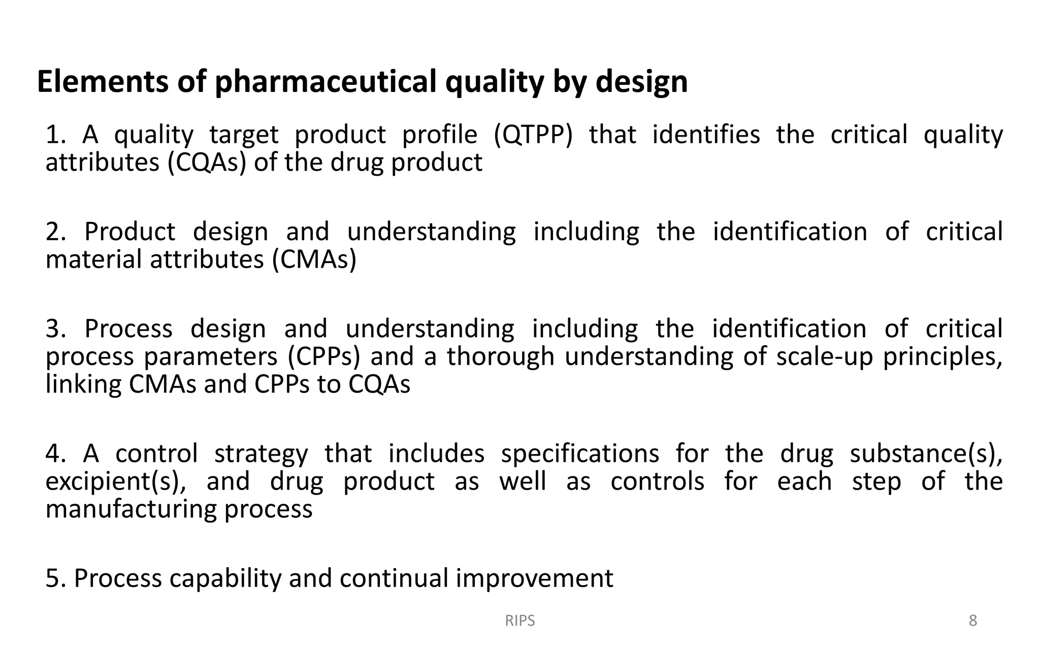 Quality by Design | PPTX