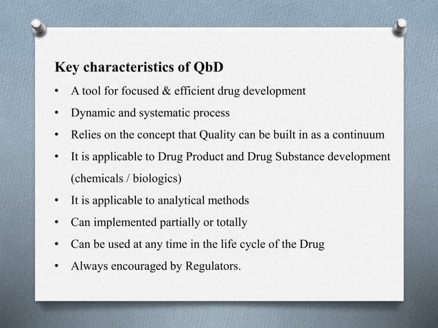 QbD ppt.pptx | Pharmaceutical Industry | Industries