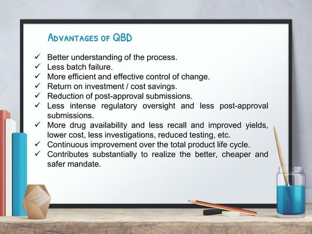 Pharmaceutical Quality by Design (QBD) | PPT