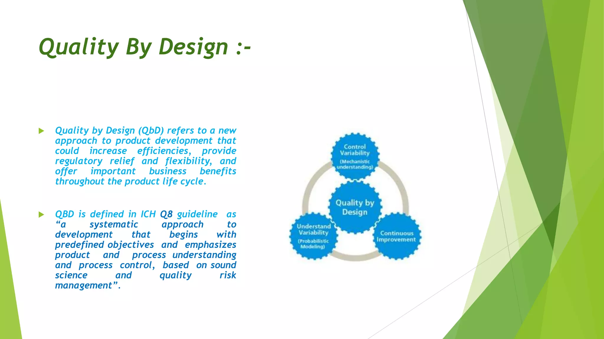 Quality by Design | PPTX