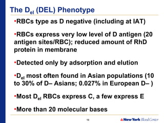 Session 1 - Clinical Significance of RhD | PDF