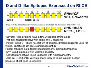 Session 1 - Clinical Significance of RhD | PDF