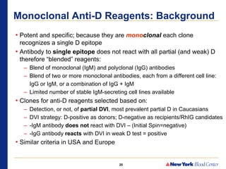 Session 1 - Clinical Significance of RhD | PDF