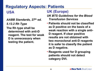 Session 1 - Clinical Significance of RhD | PDF