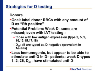 Session 1 - Clinical Significance of RhD | PDF