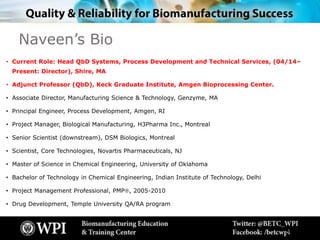 Quality by Design - Presentation by Naveen Pathak | PPT