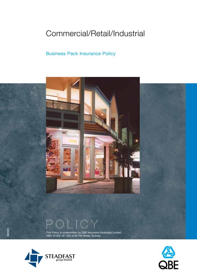 QBE Business Pack PDS | PDF