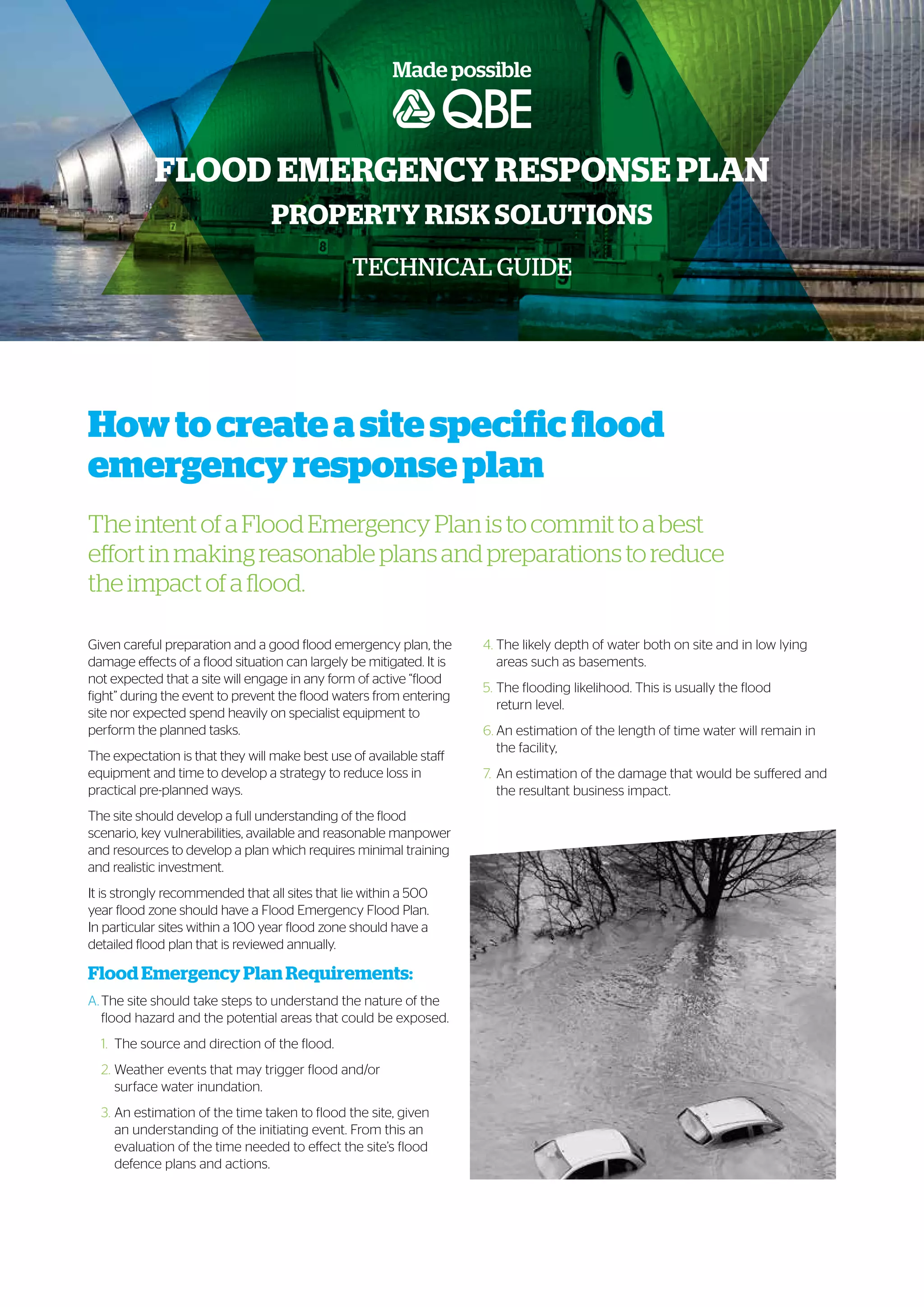 Qbe flood advice | PDF