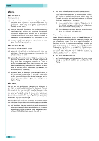 QBE Liability PDS | PDF | Motor Insurance | Insurance